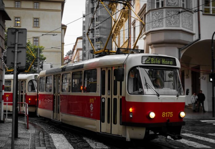 Itinerario del tranvía 22 de Praga